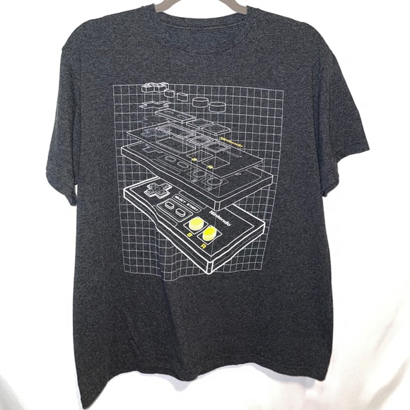 Nintendo | Shirts | Super Nintendo Controller Graphic Shirt | Poshmark